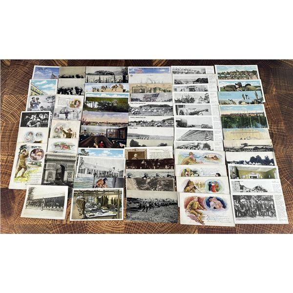 Collection of WWI WW1 US Army Postcards