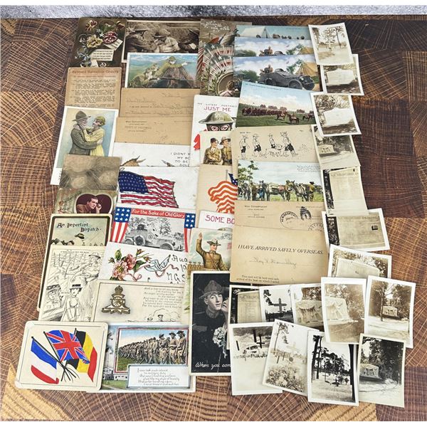 Collection of WWI WW1 Postcards Postcards