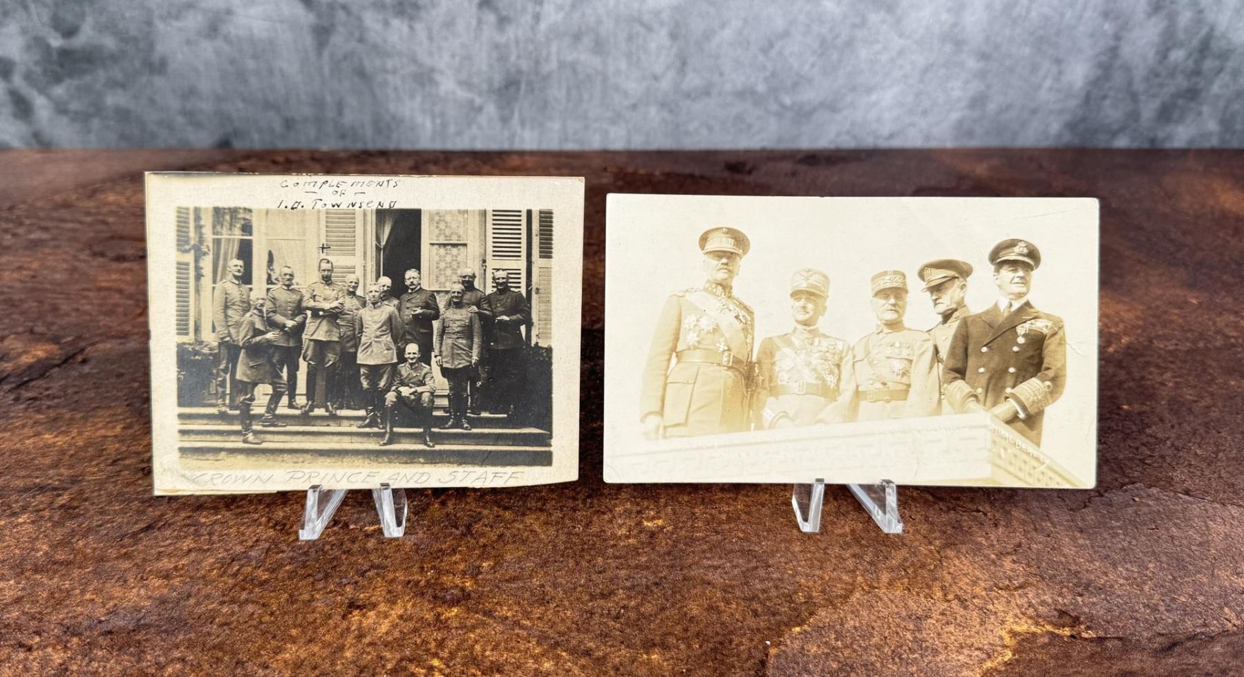 Generals of WWI WW1 RPPC Postcards