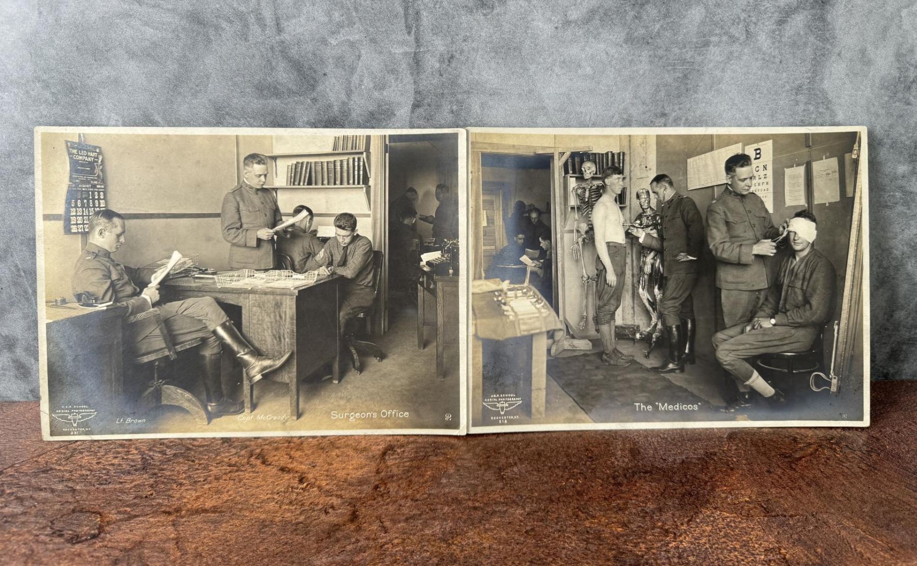 WWI WW1 Surgeon and Medic Office Photos