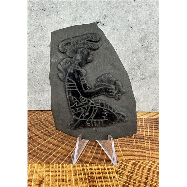 Mayan Slate Carving