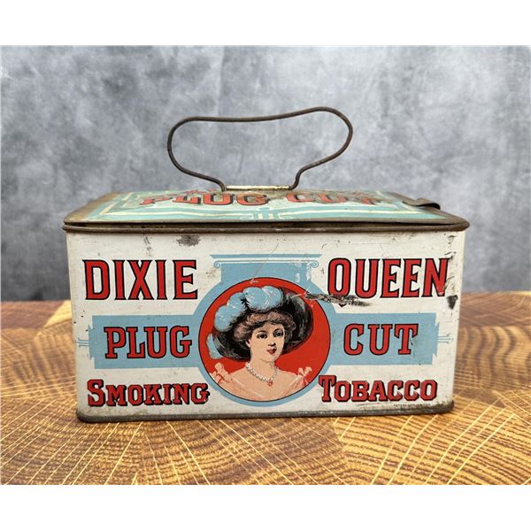 Dixie Queen Plug Cut Tobacco Tin