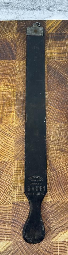 Antique Leather Razor Honing Strop