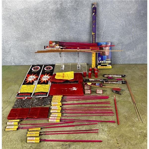 Collection Of Vintage Fireworks