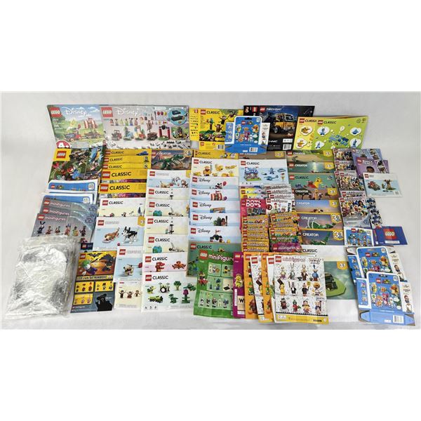 Huge Lot Of Lego Instruction Books