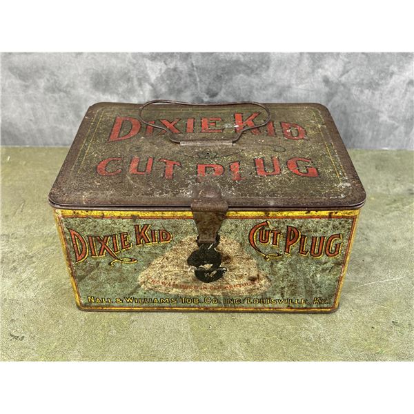 Dixie Kid Cut Plug Tobacco Tin