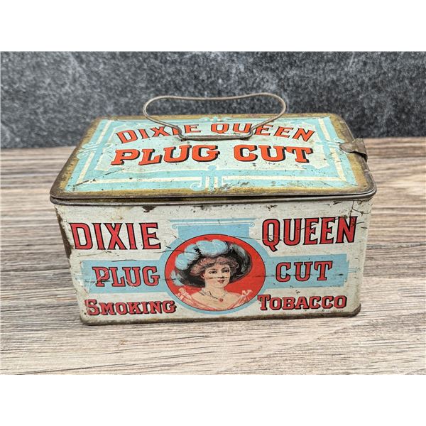 Dixie Queen Plug Cut Tobacco Tin