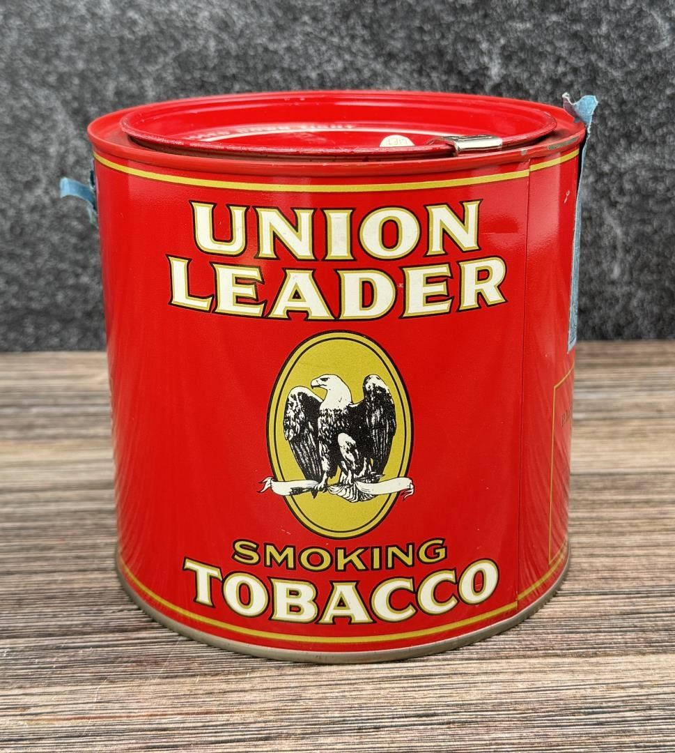 Union Leader Smoking Tobacco Tin