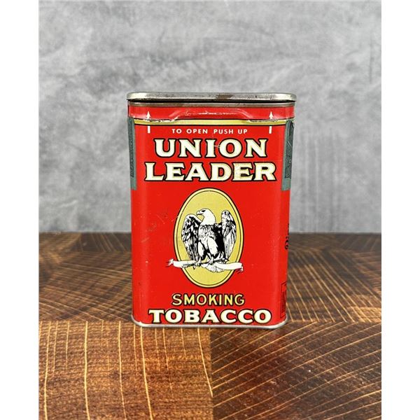 Union Leader Pocket Tobacco Tin