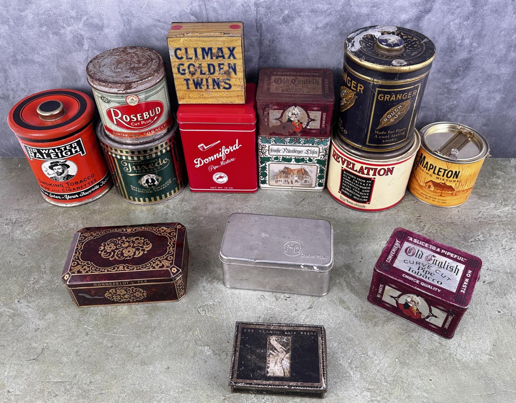 Collection of Tobacco Tins
