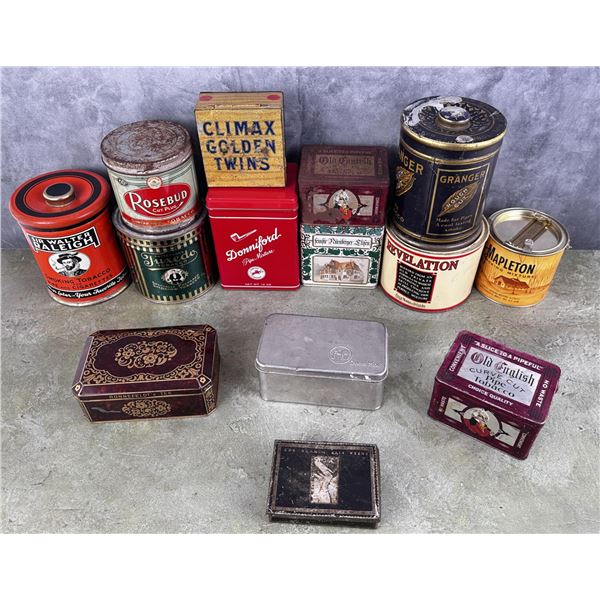 Collection of Tobacco Tins