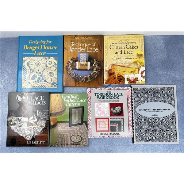 Collection of Books on Lace and Lacemaking