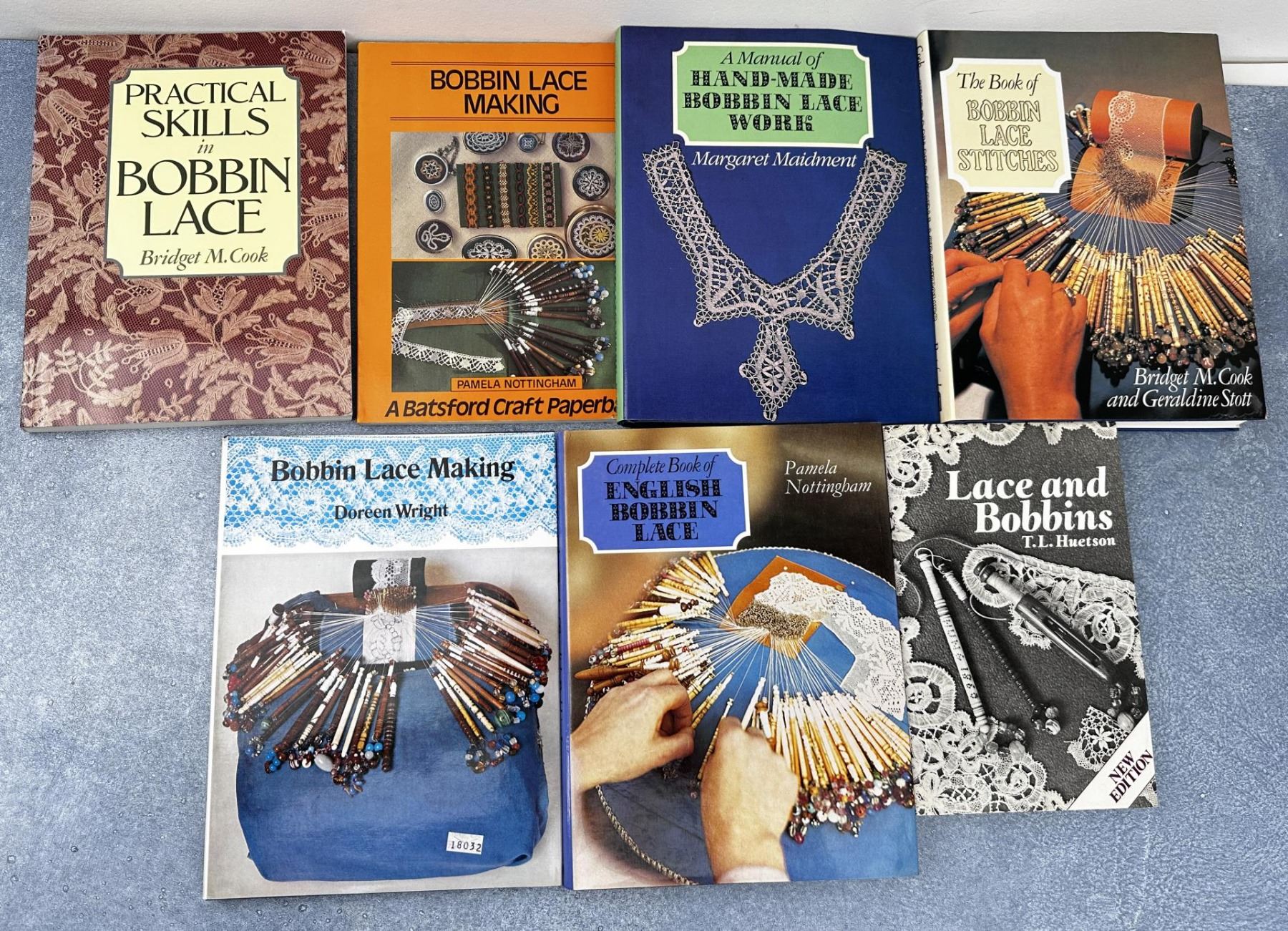 Collection of Books on Lace and Lacemaking