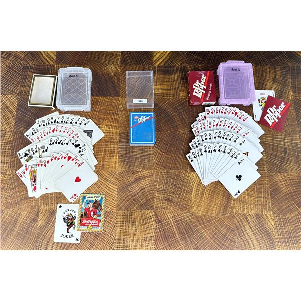 Dr Pepper Playing Cards