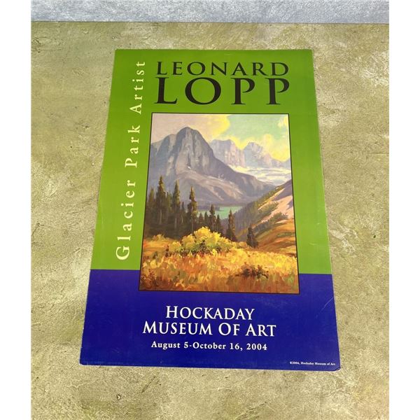 Leonard Lopp Glacier National Park Poster