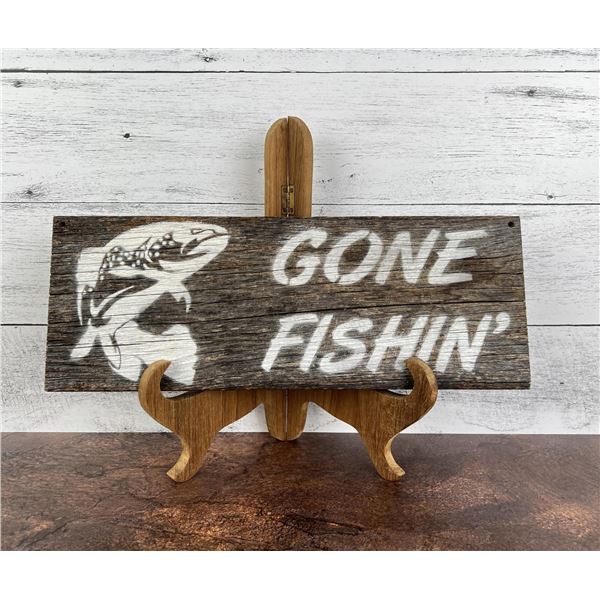 Gone Fishin Sign