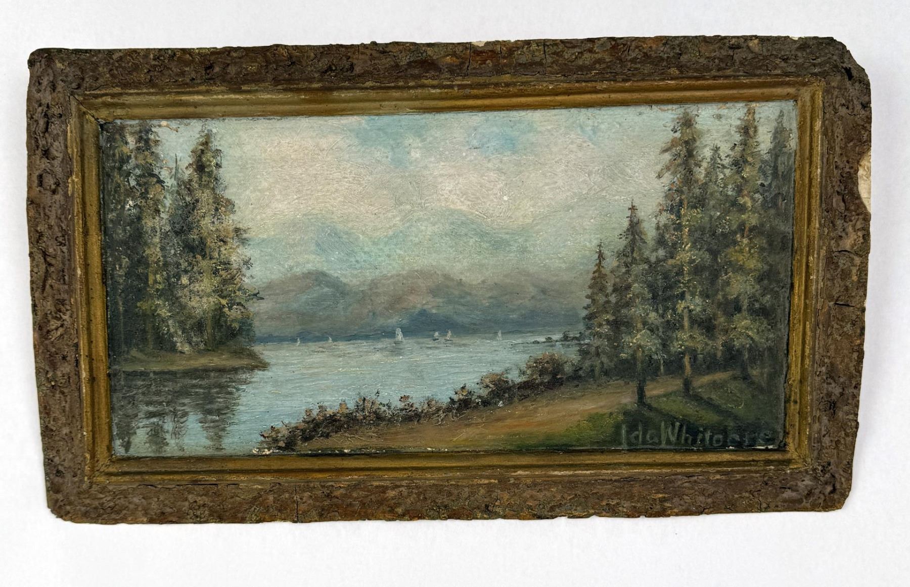 Ida Whitacre Oil on Board Painting