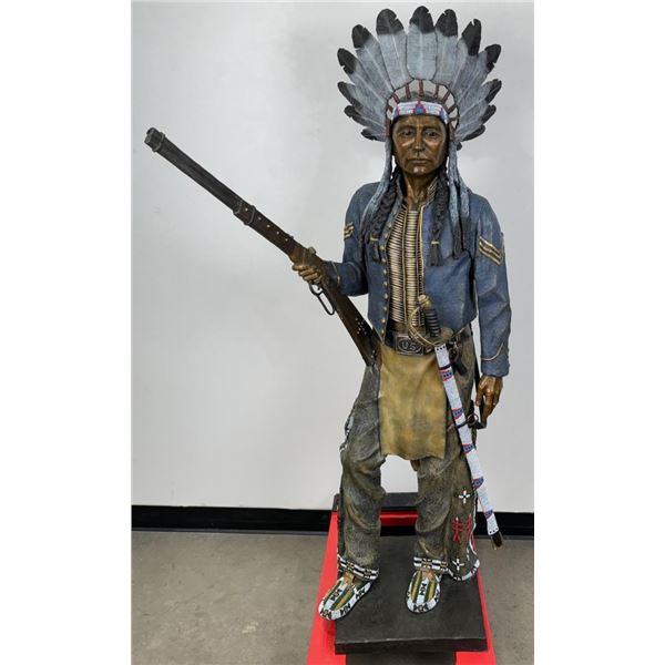 R Scott Nickell Cheyenne Honor Lifesized Bronze