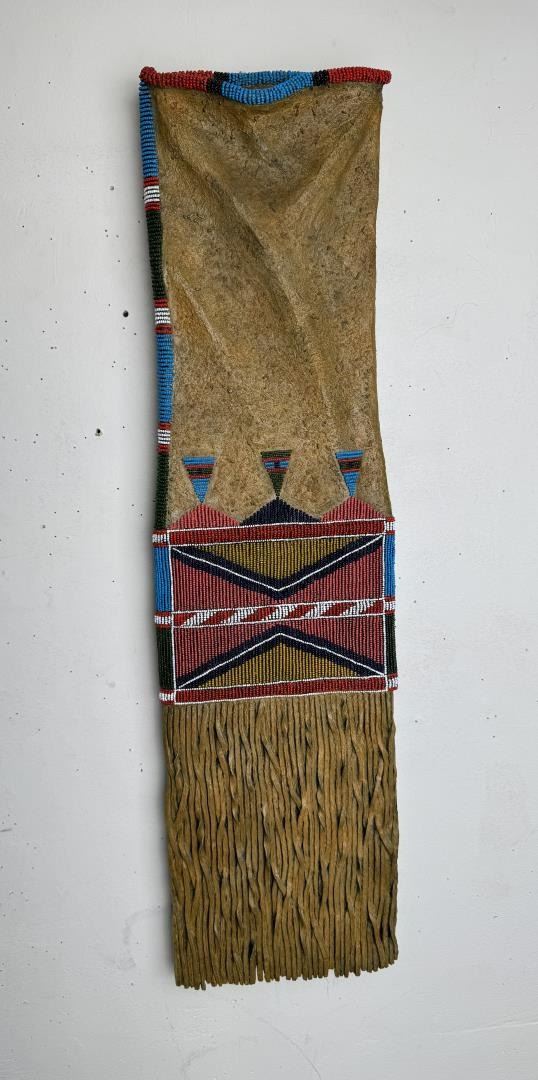 R Scott Nickell Indian Crow Pipe Bag Bronze