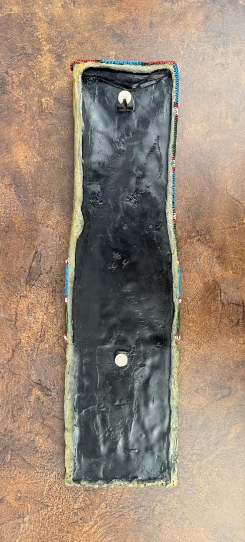 R Scott Nickell Indian Crow Pipe Bag Bronze