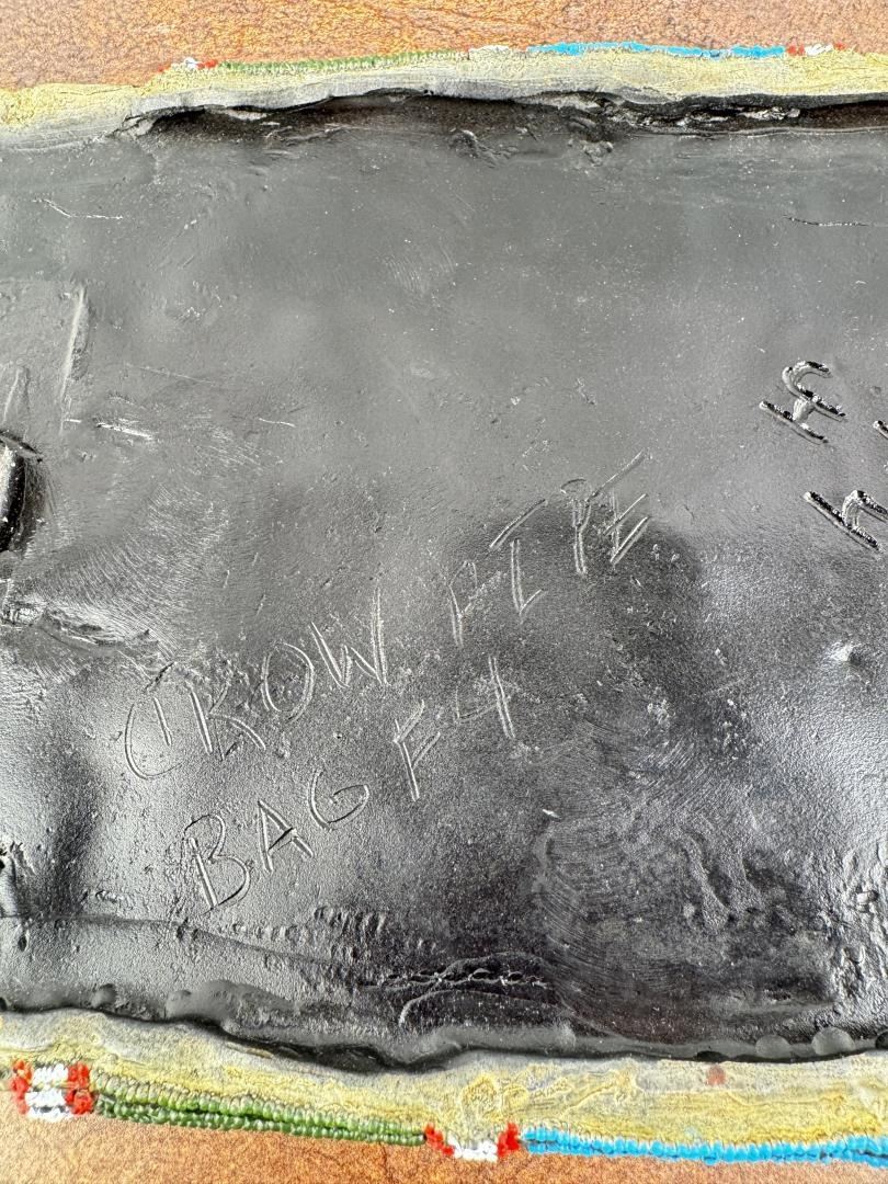 R Scott Nickell Indian Crow Pipe Bag Bronze