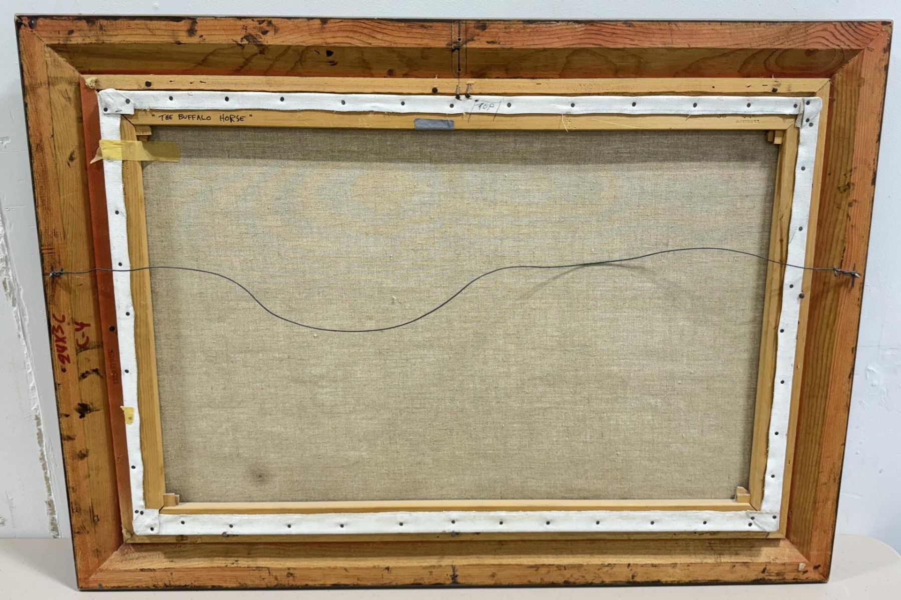 Jack Roberts The Buffalo Horse Oil Painting