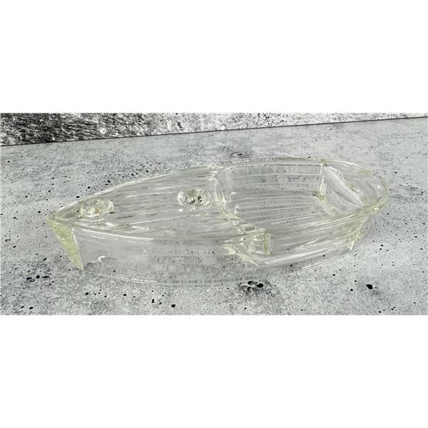 Boat Glass Candy Container