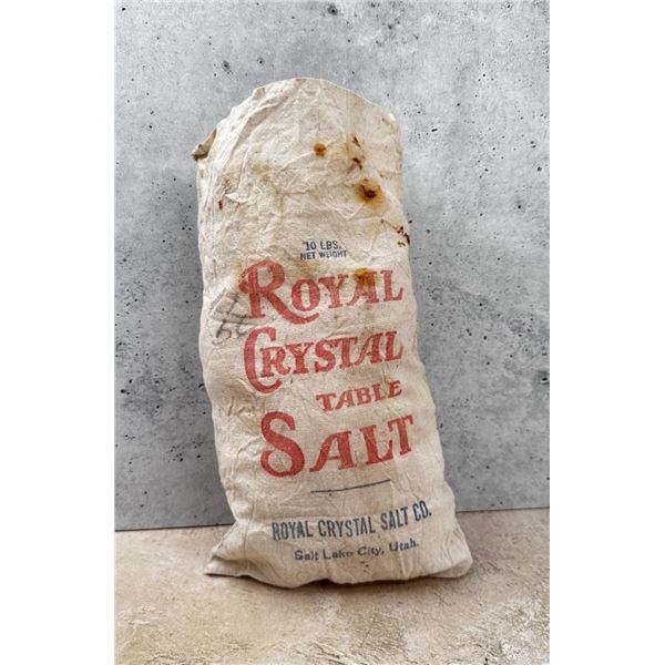Royal Crystal Table Salt Bag Utah