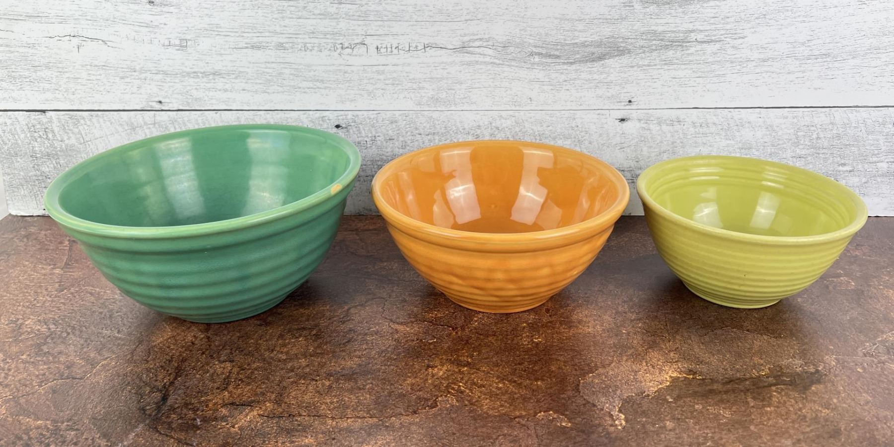 Bauer Ring Ware Mixing Bowl Set