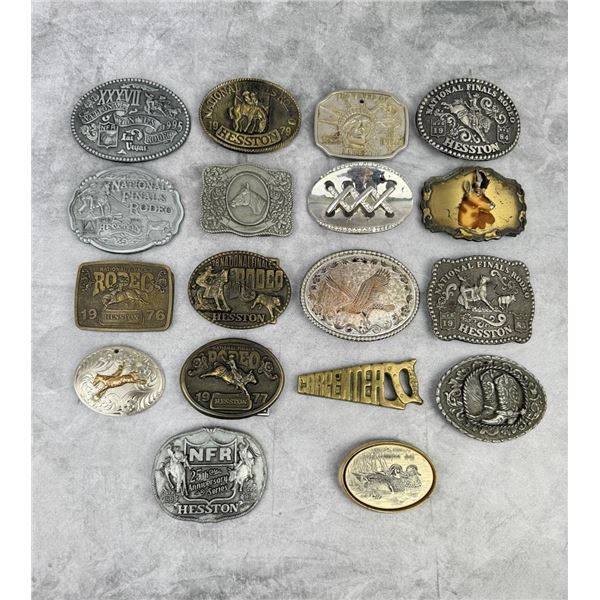 Collection of Vintage Belt Buckles