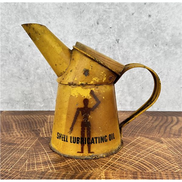 Shell Stickman Pourer Lubrication Oil Can