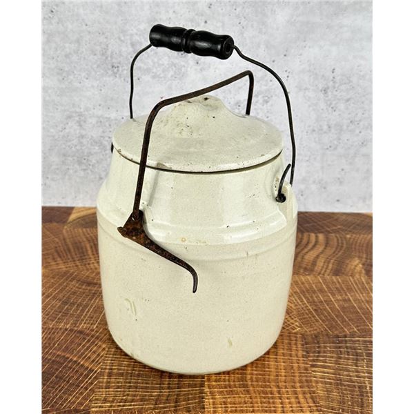 Western Stoneware Weir Wire Canning Jar