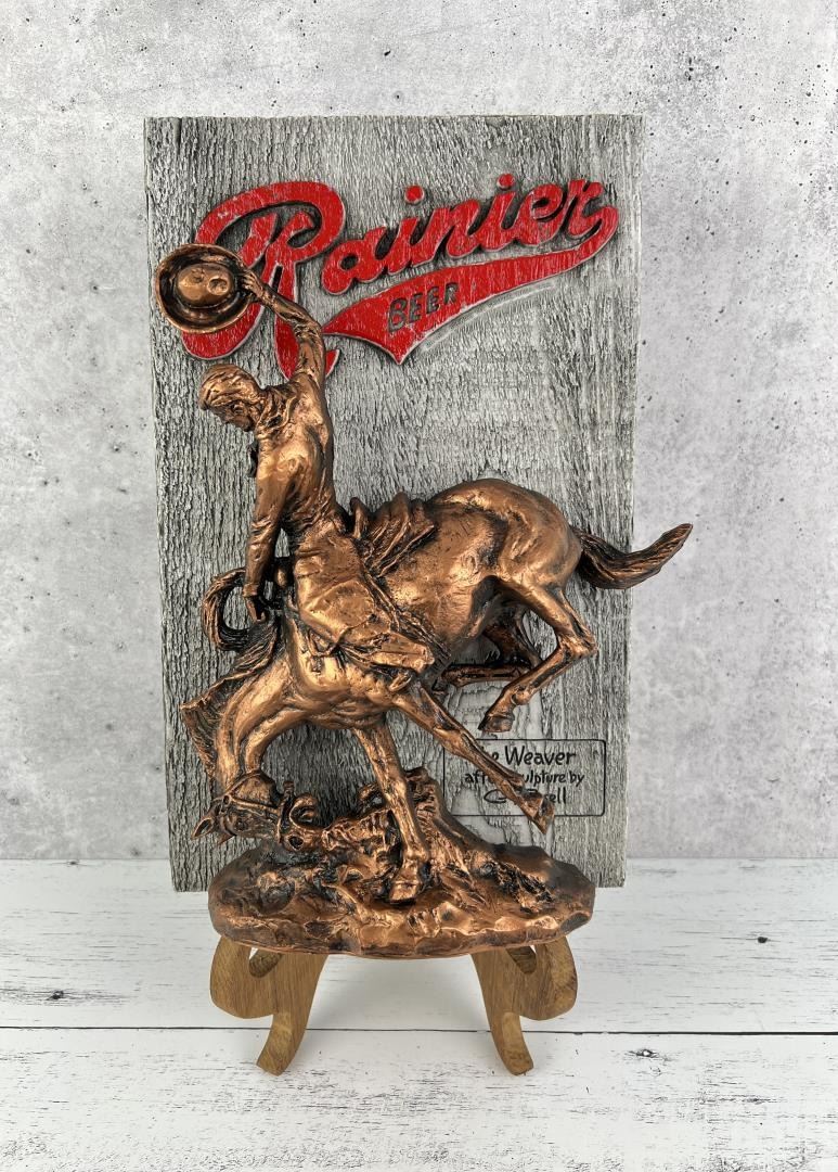 Rainier Beer CM Russell Sign