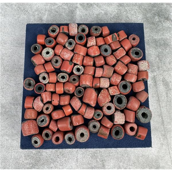 Brick Red Native American Indian Trade Beads