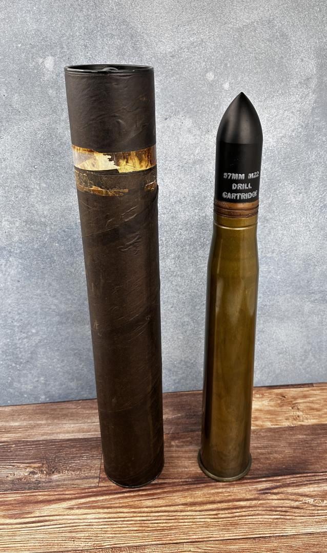 WW2 57mm M23ab1 Inert Artillery Shell