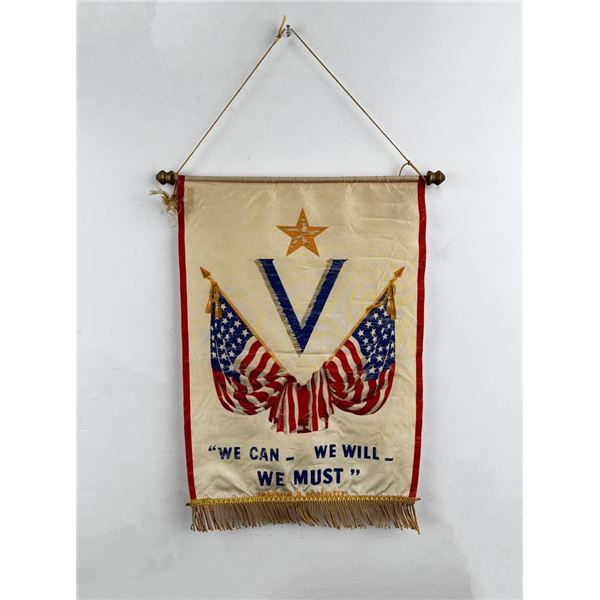 WW2 Son in Service Victory Silk Flag