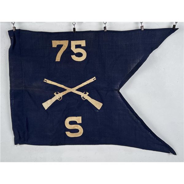 WW2 75th Infantry Company S Infantry Guidon Flag