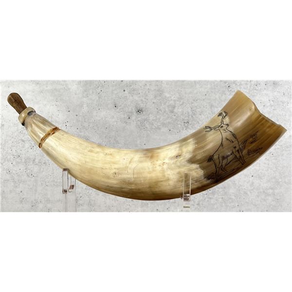 Custom Made Frontier Powder Horn