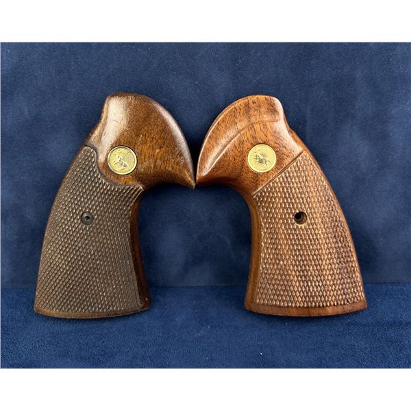 Factory Colt Pyton Wood Pistol Grips