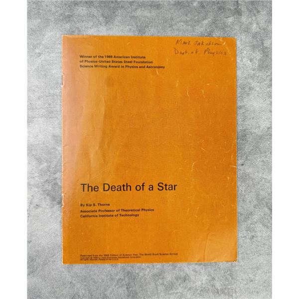 The Death of a Star