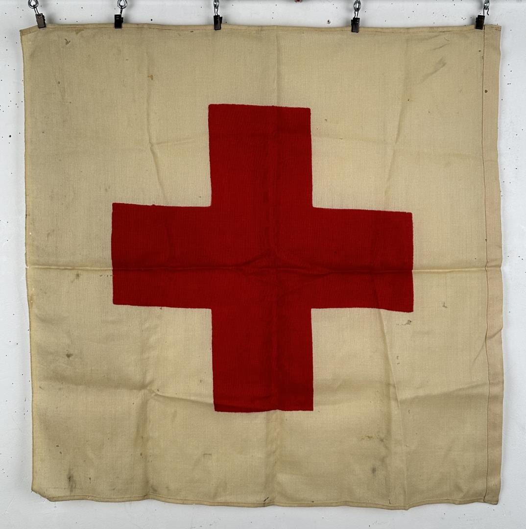 WW2 Japanese Medical Corps Red Cross Flag