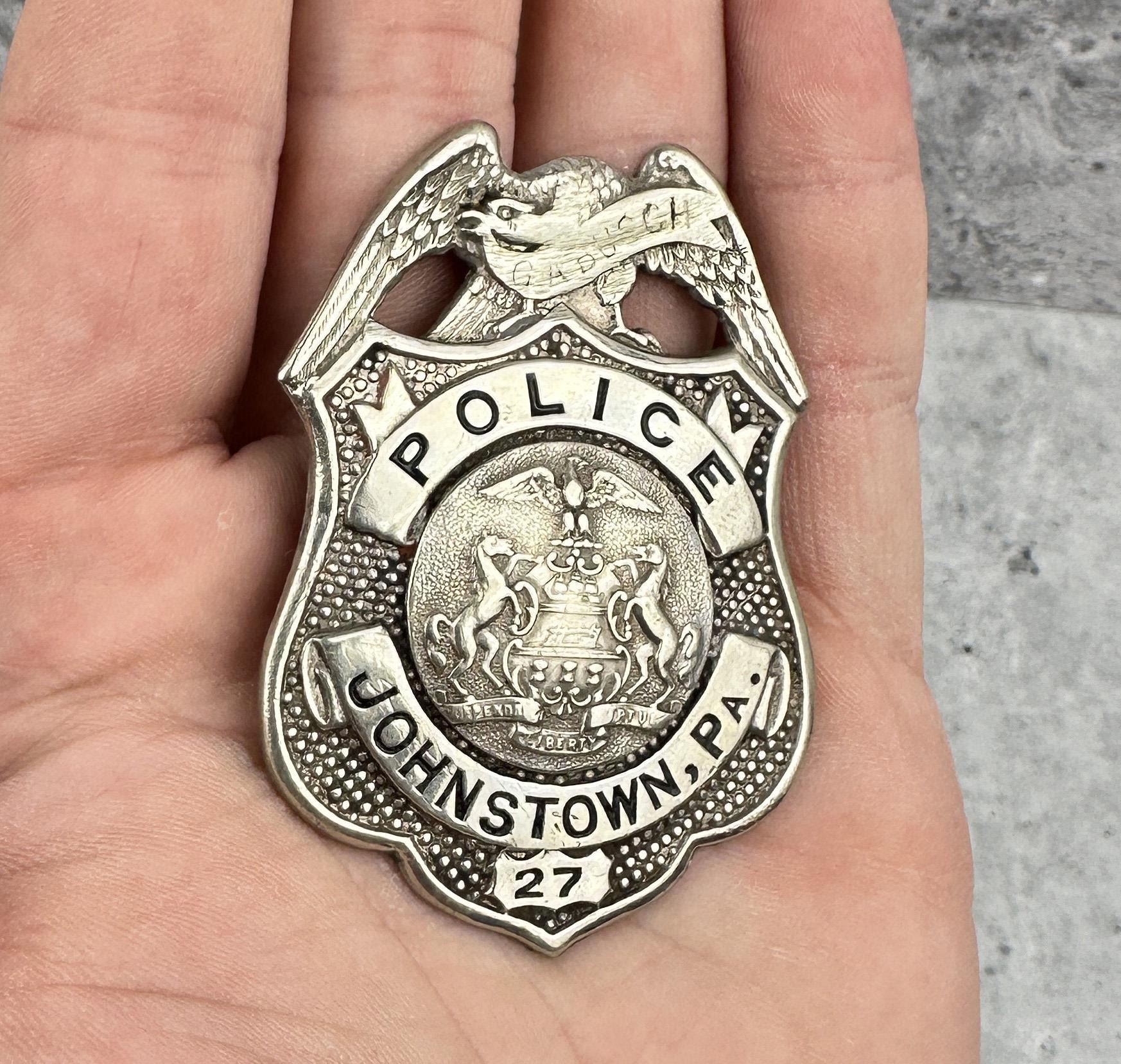 Antique Johnstown Pennsylvania Police Badge