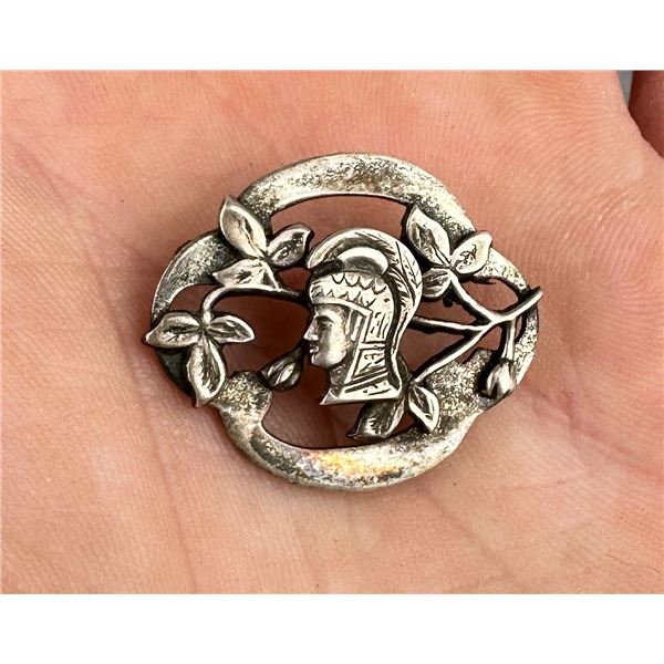 WW2 Sterling Silver WAC Women's Army Corps Pin