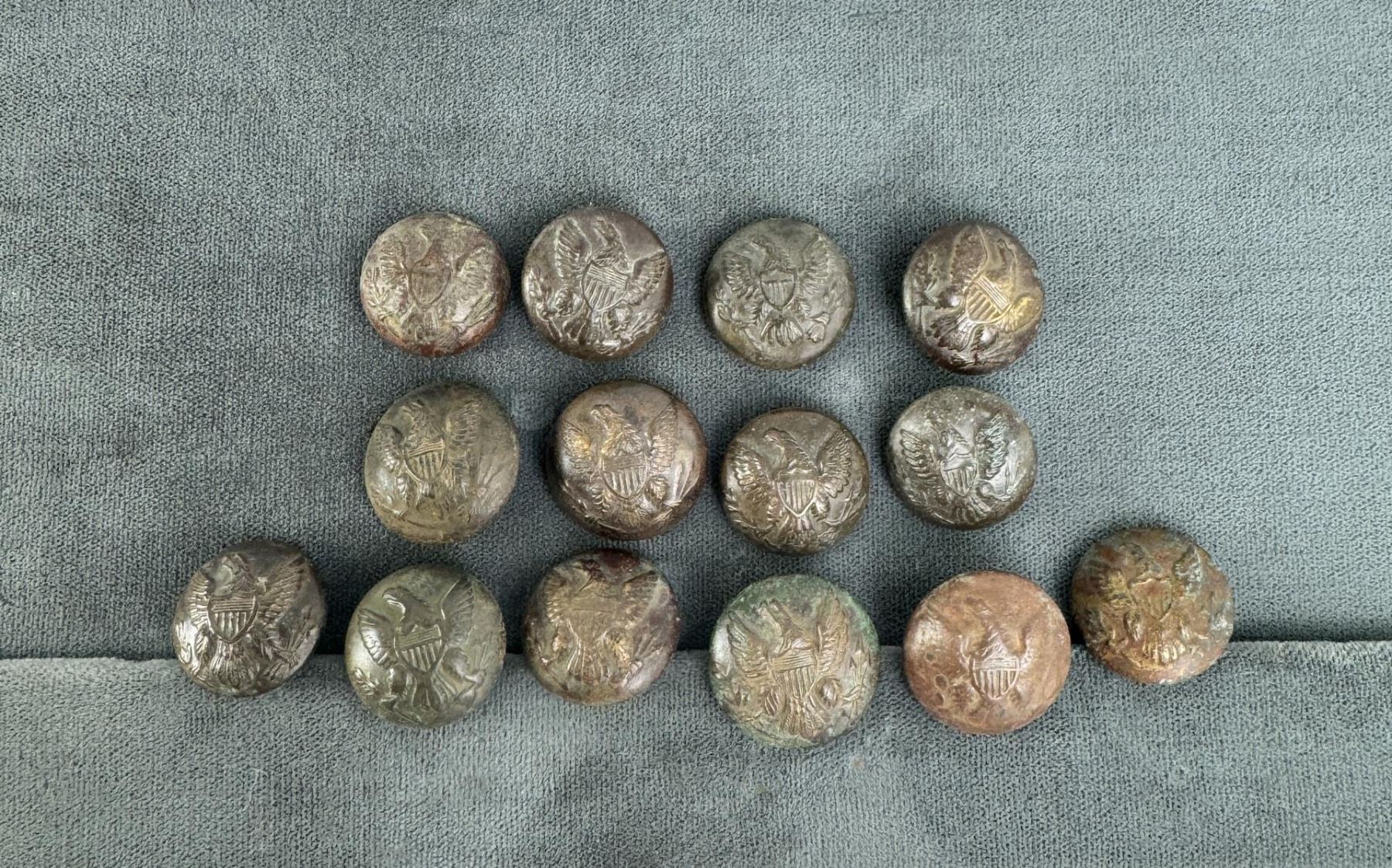 Civil War US Army Uniform Buttons