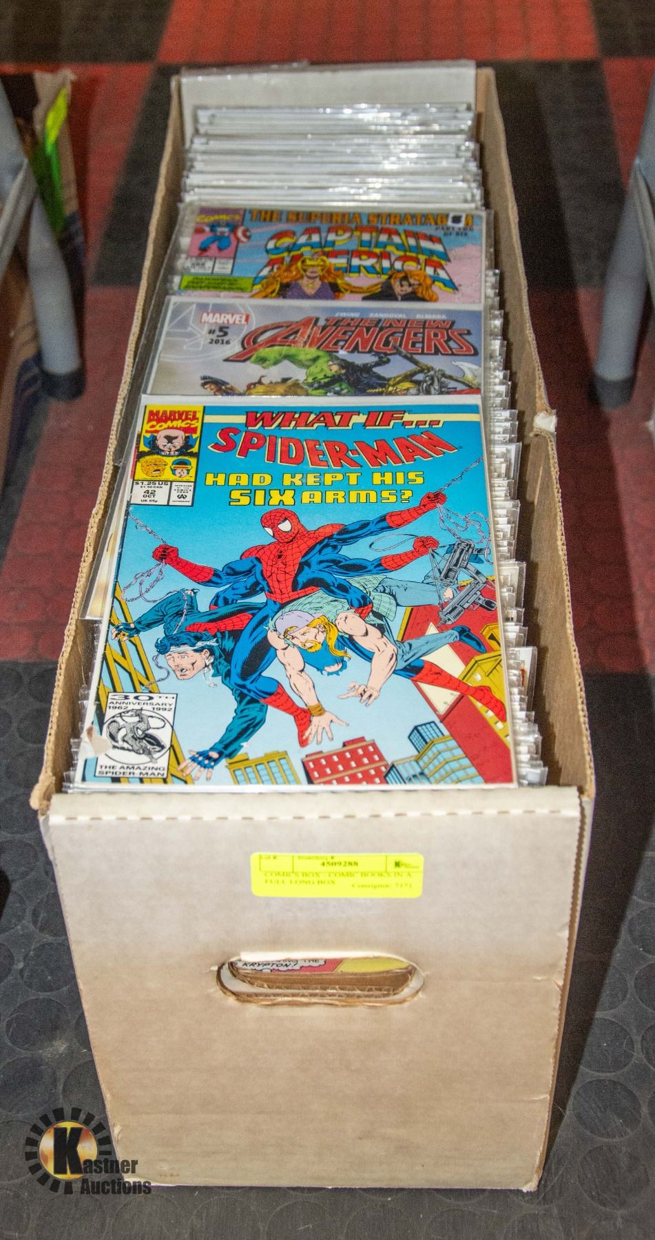 COMICS BOX - COMIC BOOKS IN A FULL LONG BOX