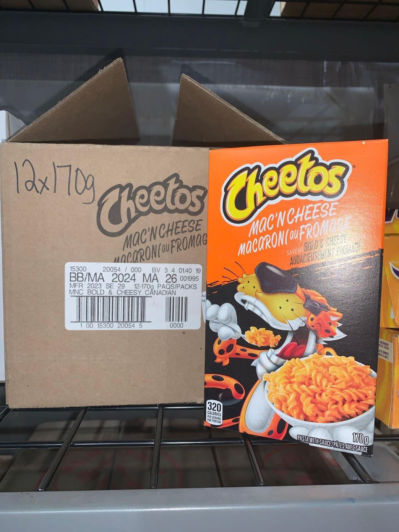 CASE LOT- Cheetos Mac n Cheese 12 x 170g