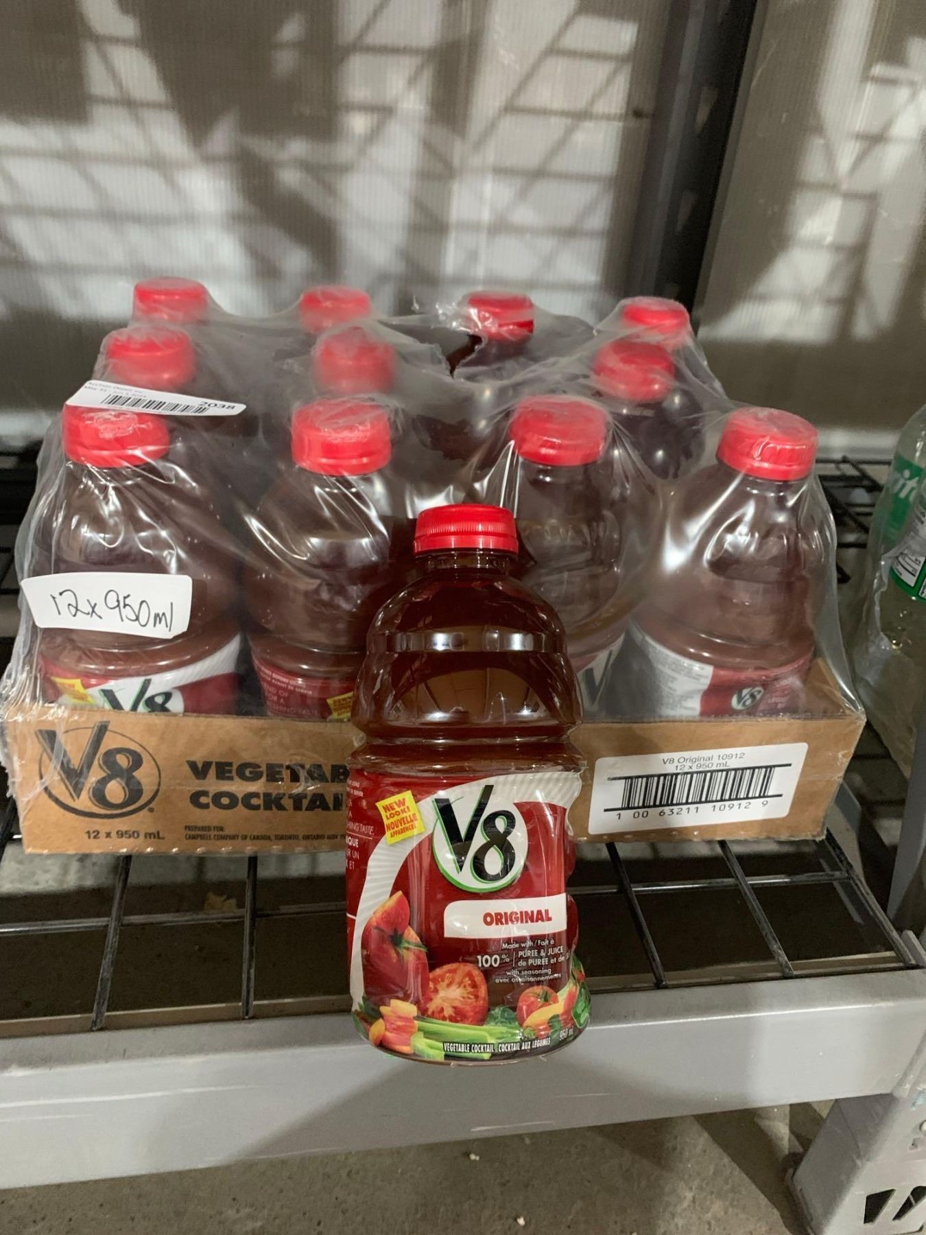 CASE LOT- V8 Original Vegetable Cocktail 12 x 950ml