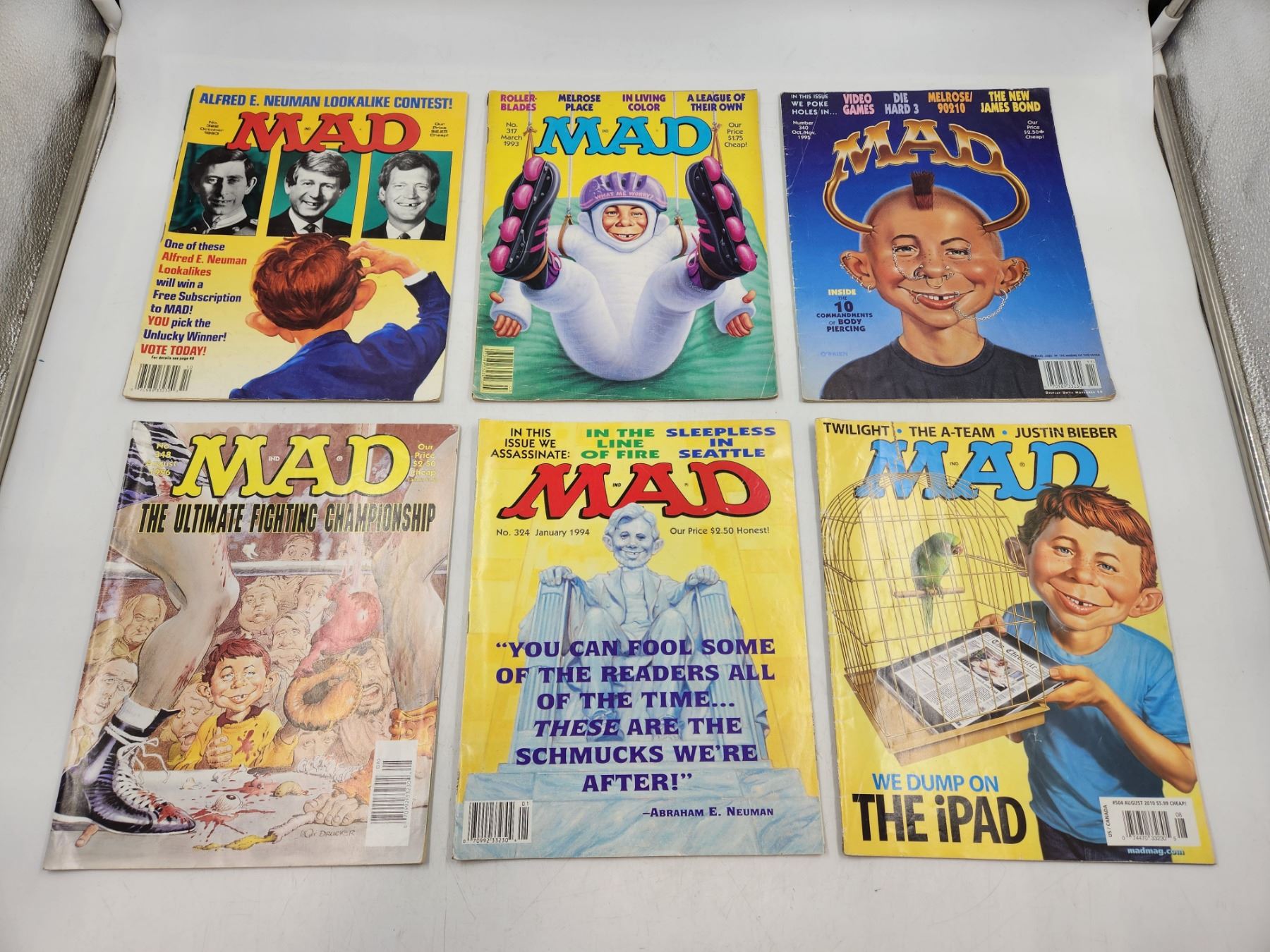 6 Mad Magazines