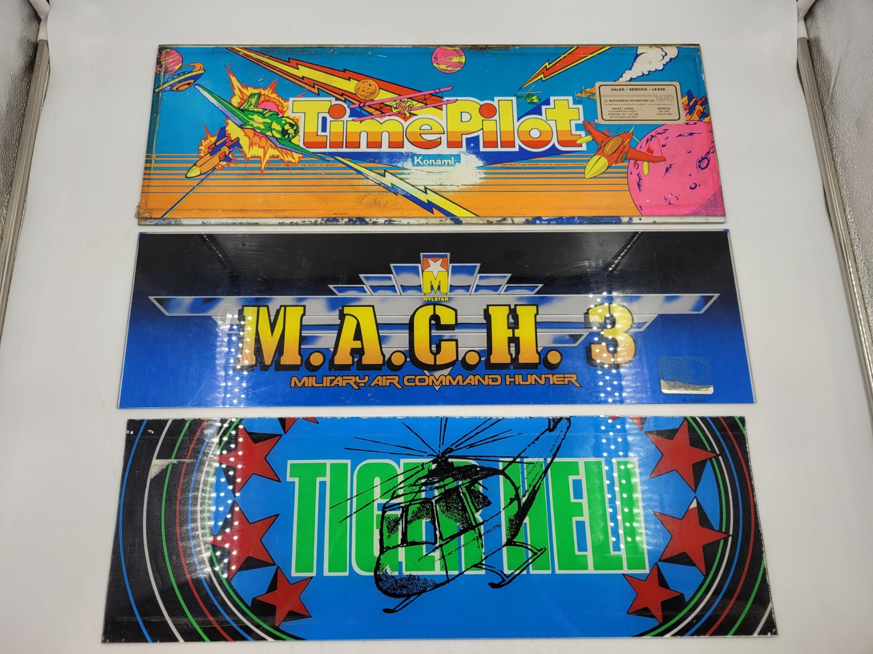 Vintage Arcade Marquee Overlays