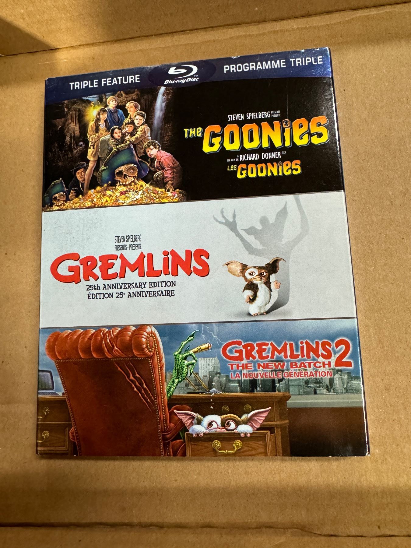 Triple feature dvd